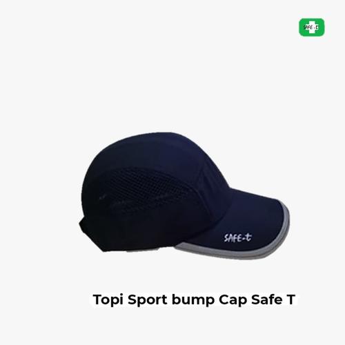 Jual Topi pelindung Sport bump Cap Safe T Reflective strip - Biru ...