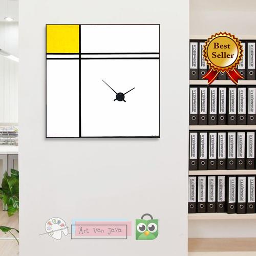 Jual lukisan modern plus jam rumah aesthetic hiasan dinding dekorasi ...