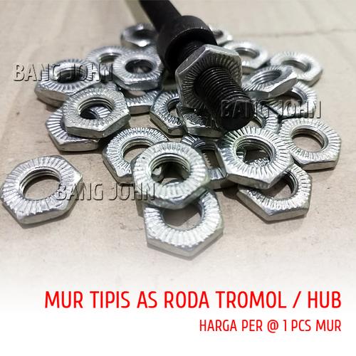 Jual MUR AS RODA TIPIS KUNCI NO 17 - MUR BAUT AS TROMOL/HUB SEPEDA AS ...