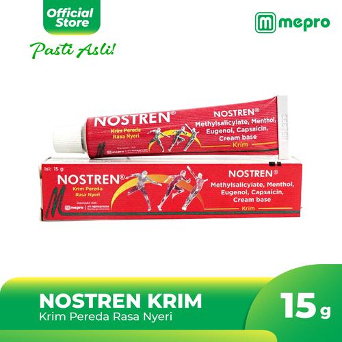 Jual NOSTREN CREAM - Meredakan nyeri otot, sendi, nyeri punggung ...