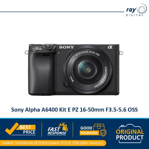 Promo Sony Alpha 6400 / A6400 Kit Lensa E PZ 16-50mm Mirrorless Camera ...