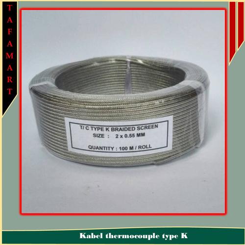 Jual Kabel thermocouple type K screen 2 x 0,5mm compensating cable TC K ...