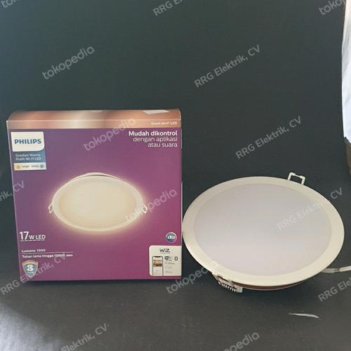 Jual PHILLIPS SMART LAMP WIFI LED DOWNLIGHT/ INBOW (IB) 17 WATT - Kab ...
