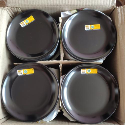 Jual Piring Kecil Bulat Melamin 5 inch Golden Dragon P-1005 - Hitam ...