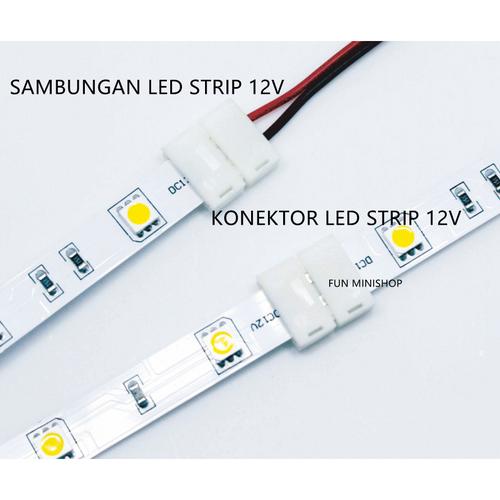 Jual SAMBUNGAN LED STRIP 12V KONEKTOR LED STRIP 2835 5050 KLIP STRIP ...