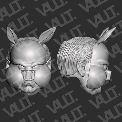 Jual 1/12 Custom DC Multiverse Mezco VToys ML Professor Pyg Head Sculpt ...