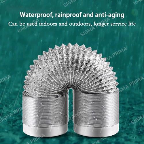 Jual flexible ducting 5 inchi Pipa exhaust alumunium foil (5 meter ...