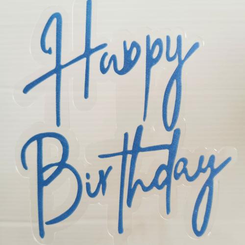 Jual Cake topper/topper happy birthday/tusukan hiasan kue ulang tahun ...
