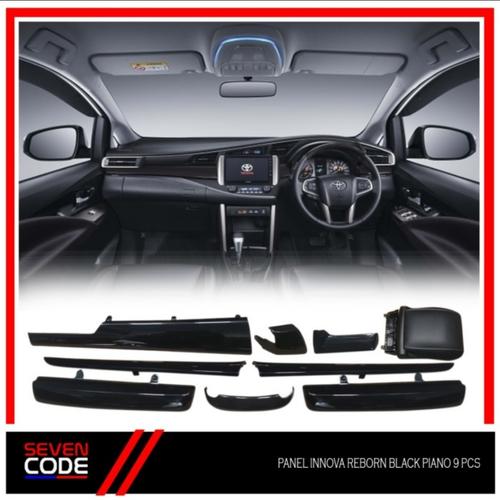 Jual PANEL WOOD INNOVA ALL NEW REBORN (9PC) BLACK PIANO GENUINE ...