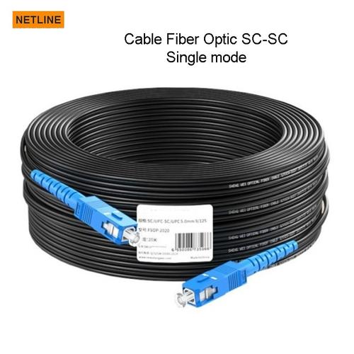 Jual Kabel FO Fiber Optic SC-SC Single mode 150m 200m 250m Outdoor ...
