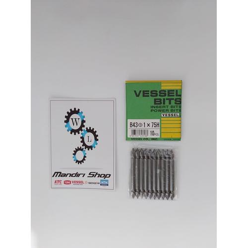 Jual VESSEL BIT / MATA OBENG B43 +1x75H JAPAN MERK VESSEL - Jakarta ...