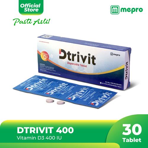Promo Vitamin D 400 IU (DTRIVIT 400 IU) - Kota Bandung - MEPRO OFFICIAL ...