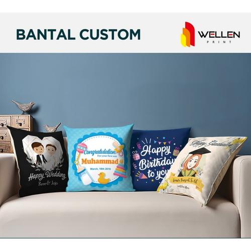 Jual Print Custom Bantal Sofa Print / Printing Foto Souvenir Hadiah 40 ...