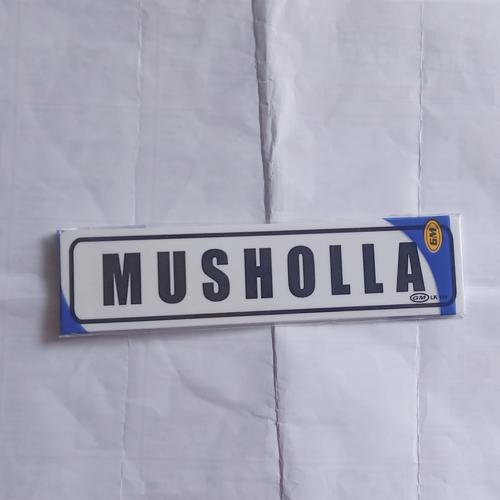 Jual sticker "Mushola" sign label stiker bagus tanda gambar tempel ...