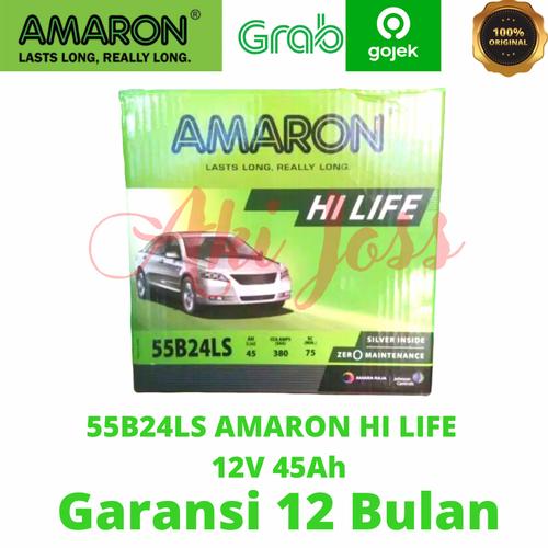 Jual AKI MOBIL TOYOTA SIENTA NS60LS 55B24LS AMARON HI LIFE AKI KERING ...