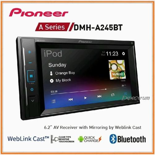 Jual Pioneer DMH-A245BT / A245BT Double Din Head Unit 6.2" WEBLINK CAST - Jakarta Barat ...