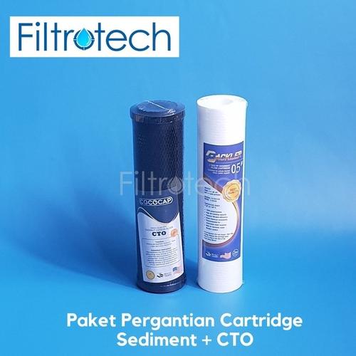 Jual Paket Cartridge Filter Air Ledeng - Sedimen + CTO - Kota Tangerang ...