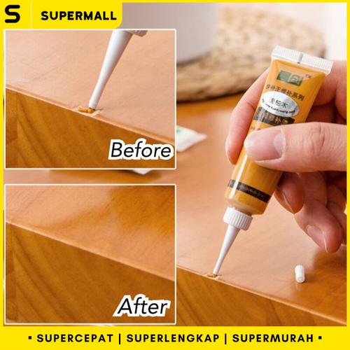 Promo SUPERMALL Dempul Tusir HPL - Krim Resin Plamir Perbaikan Furnitur ...