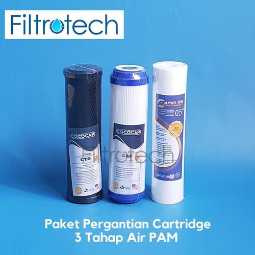 Jual Paket Catridge Filter Air Ledeng - Sediment, GAC, CTO - Kota ...