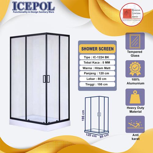 Jual SHOWER BOX KOTAK / SHOWER SCREEN KACA + SHOWER TRAY MINIMALIS ...