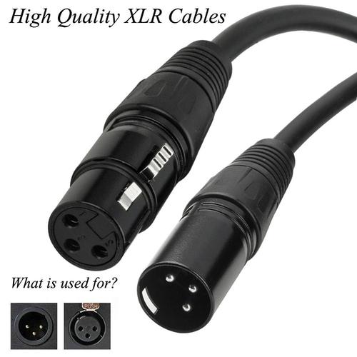 Jual XLR Kabel Male Female Audio Mic Mik Mikrofon Microphone Karaoke ...