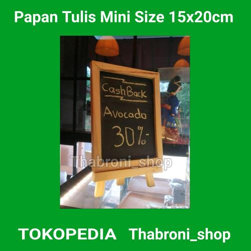 Jual PAPAN BOARD MINI 15X20cm Papan Tulis Mini Cafe Wedding Pesta ...