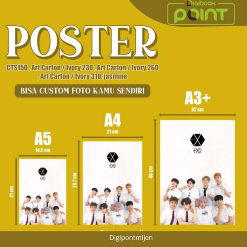 Jual CETAK POSTER IDOL / KPOP/ DRAMA / BEBAS - BERBAGAI UKURAN DAN ...