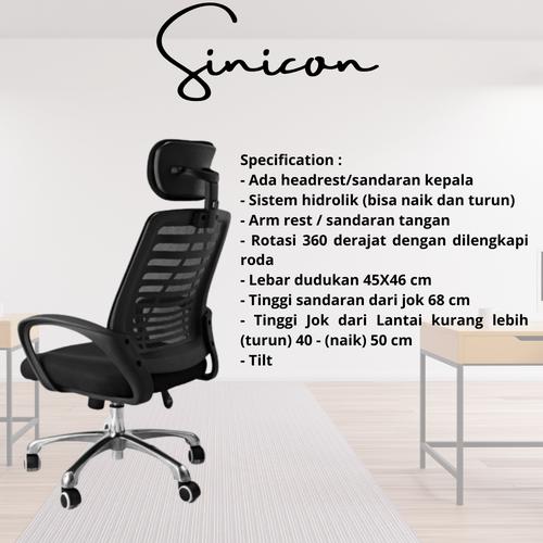 Promo Kursi kantor / kursi puter / kursi sandaran kepala - Kab ...