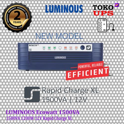 Promo Luminous Inverter 1500VA 1200W 12V EcoWatt Rapid Charge XL ...