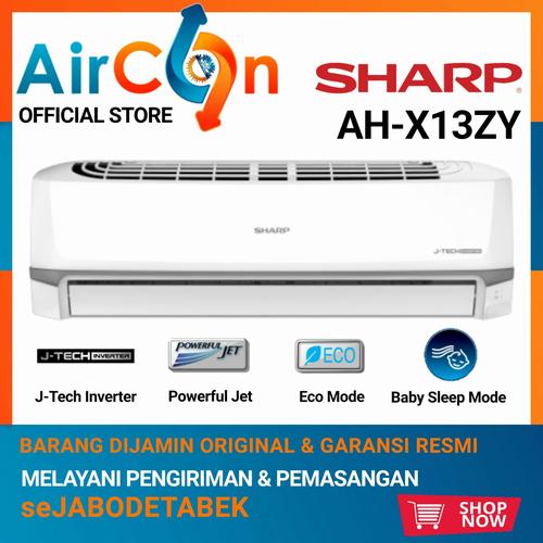 Jual AC SHARP AH - X 13 ZY 1.5 PK INVERTER R32 AH-X13ZY + PASANG ...