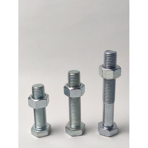 Jual Baut Mur Putih M18 x 50 / BMP 18x50mm / Baut M18 Putih Kunci 27 ...