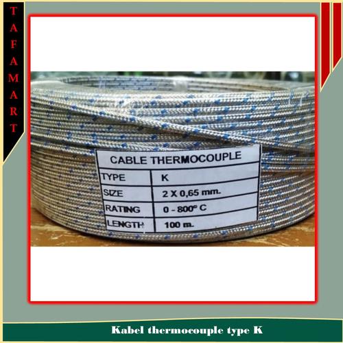 Jual Kabel thermocouple type K screen 2 x 0,6mm compensating cable TC K ...