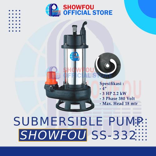 Jual SHOWFOU SUBMERSIBLE PUMP SS-332D 3 HP 3 Phase 2.2 kWatt 4 Inch ...