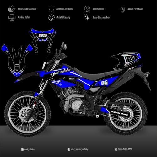 Jual STICKER DECAL YAMAHA WR155 BLUE|DECAL PREMIUM|DECAL TEBAL|STICKER ...