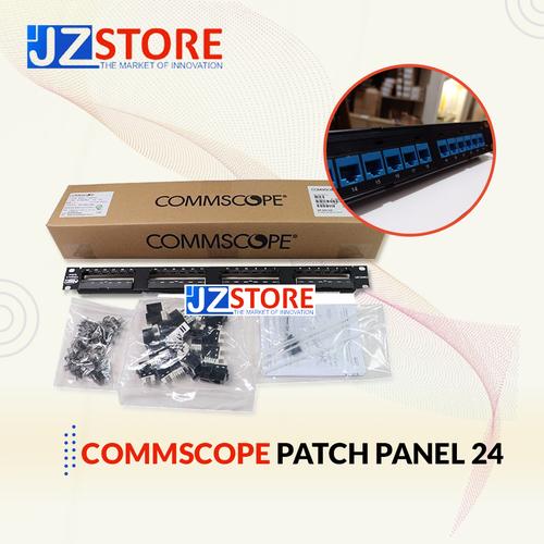 Jual Patch Panel 24 Port Cat.6 Commscope Original Loaded Set - Kota ...