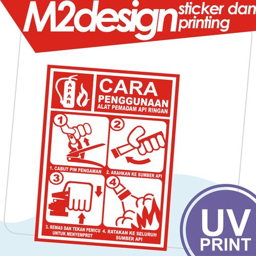 Jual STICKER CARA PENGGUNAAN APAR - Kab. Bogor - M2 DESIGN | Tokopedia