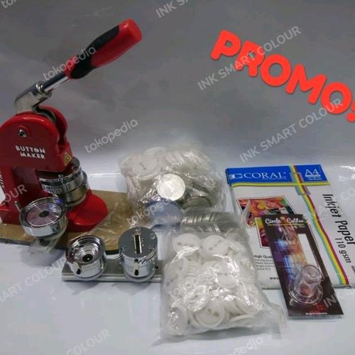 Jual Mesin Press Pin Talent 2 ukuran 4,4 & 5,8 Free Bahan - Mesin Non ...