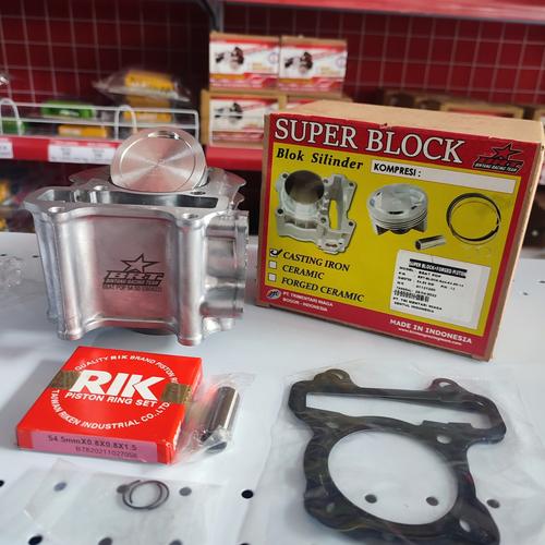 Jual blok piston brt beat esp beat pop beat street uk 54.5 coak - Kota ...