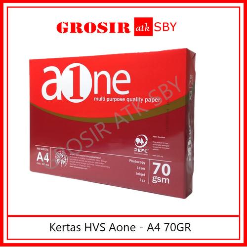 Jual Kertas HVS AOne A4 70 Gram - Kota Surabaya - Grosir ATK SBY ...