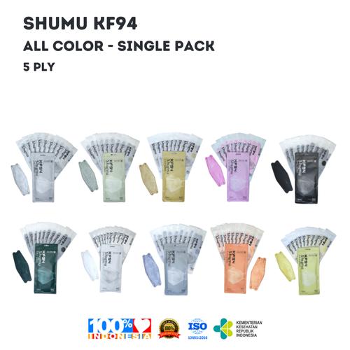 Jual Masker Shumu KF94 Single Pack - 5 Ply - Isi 10 Pcs - Kemenkes ...