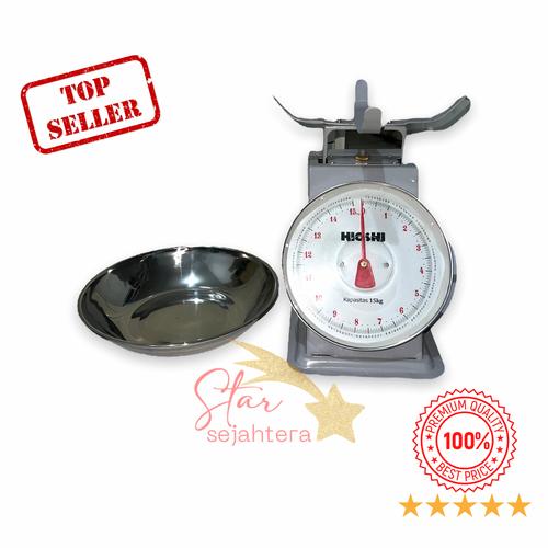 Jual Timbangan Duduk Hioshi 15 kg Besi Stainless Jarum Analog Buah Sayur - Kab. Bandung - Star ...