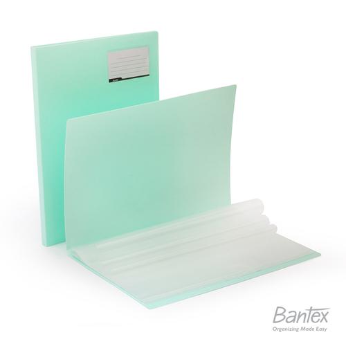 Jual Bantex Display Book Clear Holder Folio F4 Pastel Color Cool Aqua ...