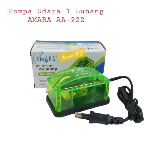 Jual AMARA AA 222 Air Pump Pompa Udara Aquarium Ikan Aerator 1 Lubang ...