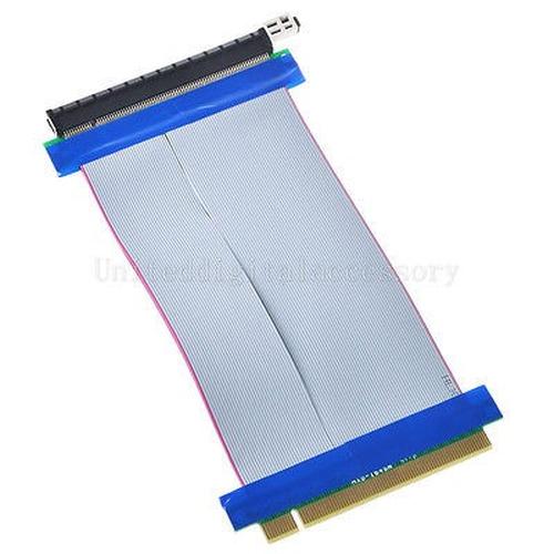 Jual Riser Card Flex Flexible Ribbon Extender Extension Cable Car PCI-E ...