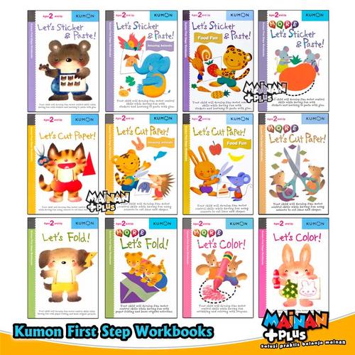 Jual BUKU EDUKASI ANAK KUMON FIRST STEPS WORKBOOKS - CUT FOOD - Jakarta ...