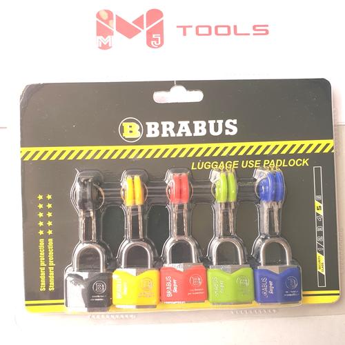 Jual Gembok koper/tas set BRABUS 5pcs - Gembok koper warna warna BRABUS ...