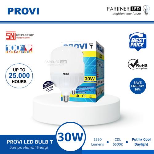 Jual LAMPU BOHLAM/BOLAM PROVI BULB T 30 WATT LED HEMAT ENERGI 30W 20W ...