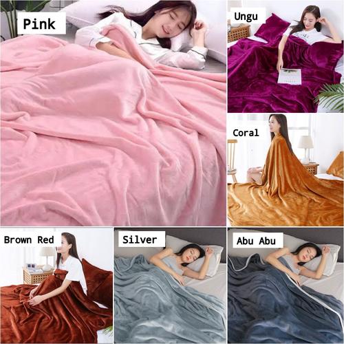 Jual selimut polos dewasa ukuran 160x200cm - Biru - Jakarta Pusat ...