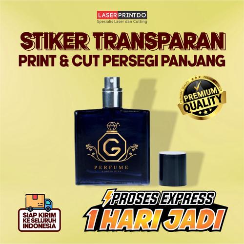 Jual Cetak Label Stiker Botol Transparan A3+ Anti Air - Kiss Cut - Kab ...
