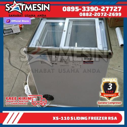 Promo RSA XS-110 Sliding Chest Freezer 100 Liter Putih Cicil 0% 3x ...